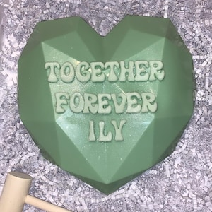 Breakable Chocolate Heart / Smash Heart / Valentine Gift / Anniversary ...