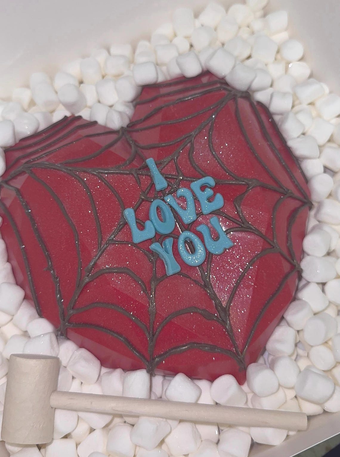 Spiderman Breakable Chocolate Heart / Smash Heart / Birthday Gift ...