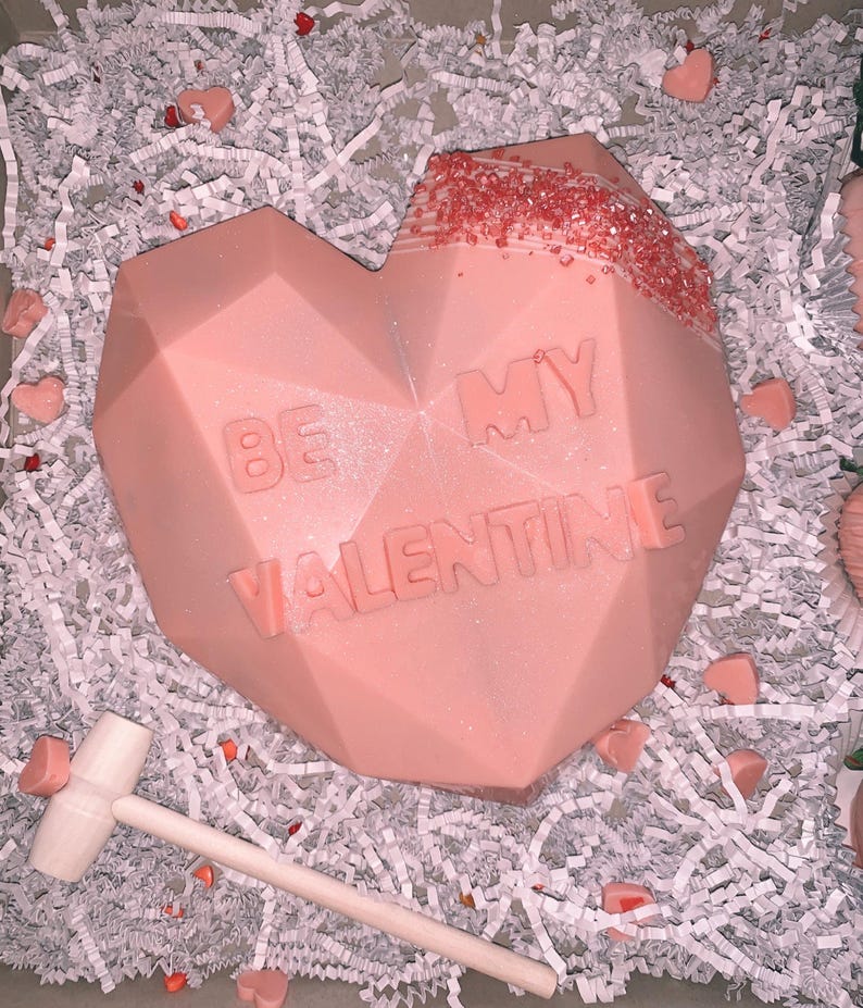 Breakable Chocolate Heart / Smash Heart / Valentine Gift / Anniversary ...