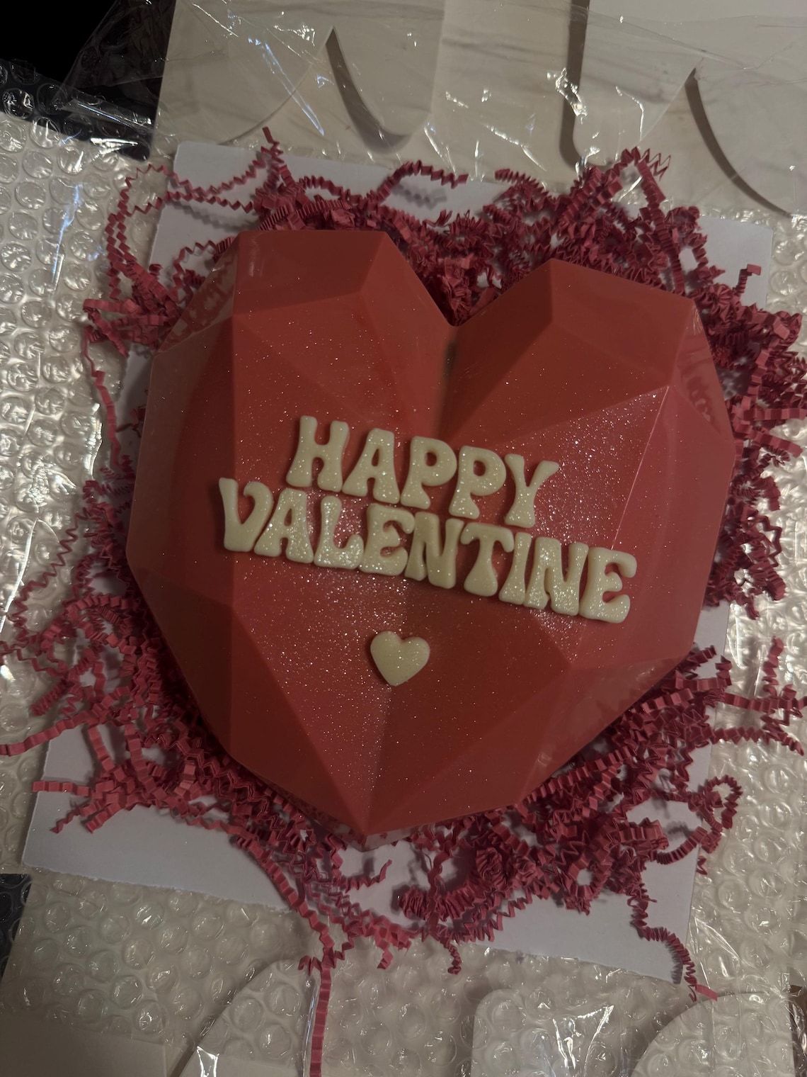 Breakable Chocolate Heart / Smash Heart / Valentine Gift / Anniversary ...