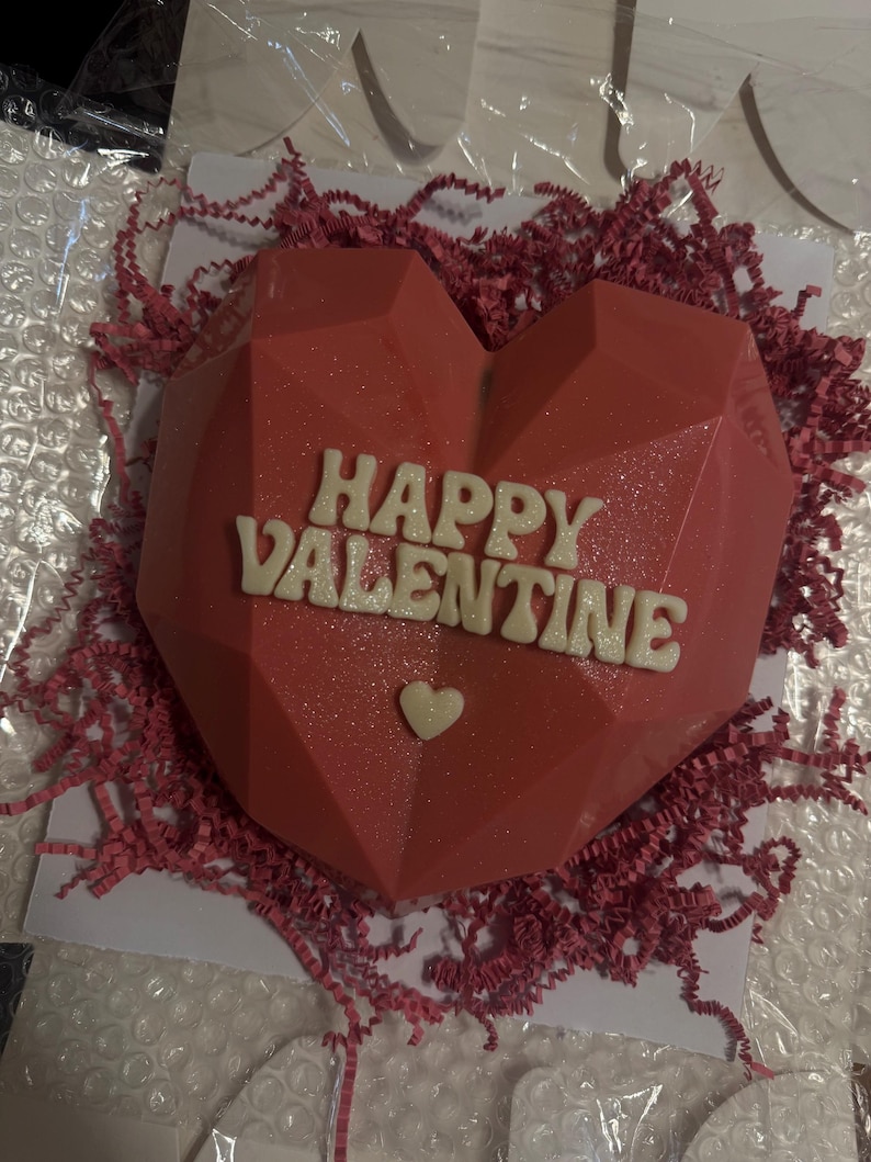 Breakable Chocolate Heart / Smash Heart / Valentine Gift / Anniversary ...