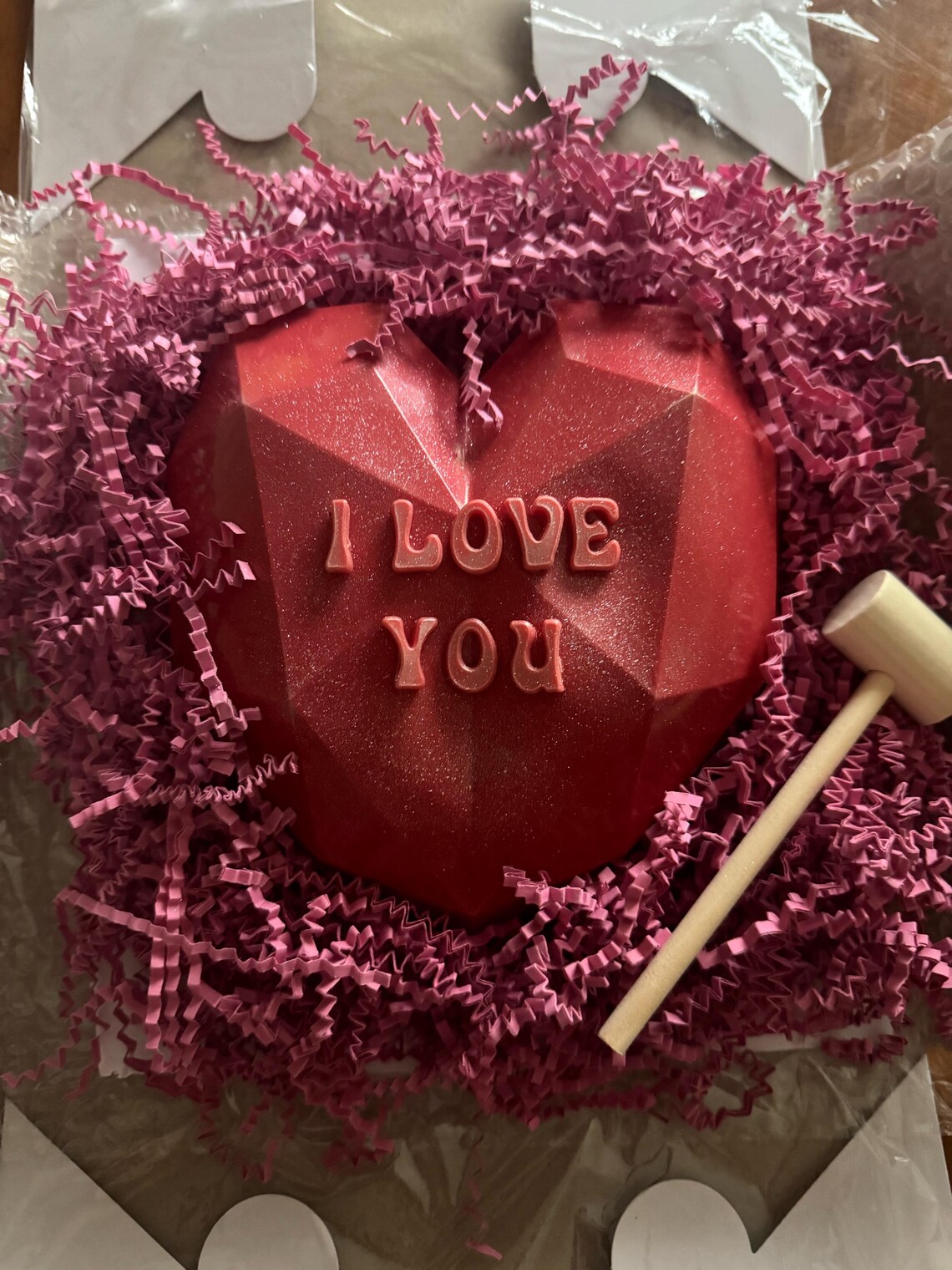 Breakable Chocolate Heart / Smash Heart / Valentine Gift / Anniversary ...