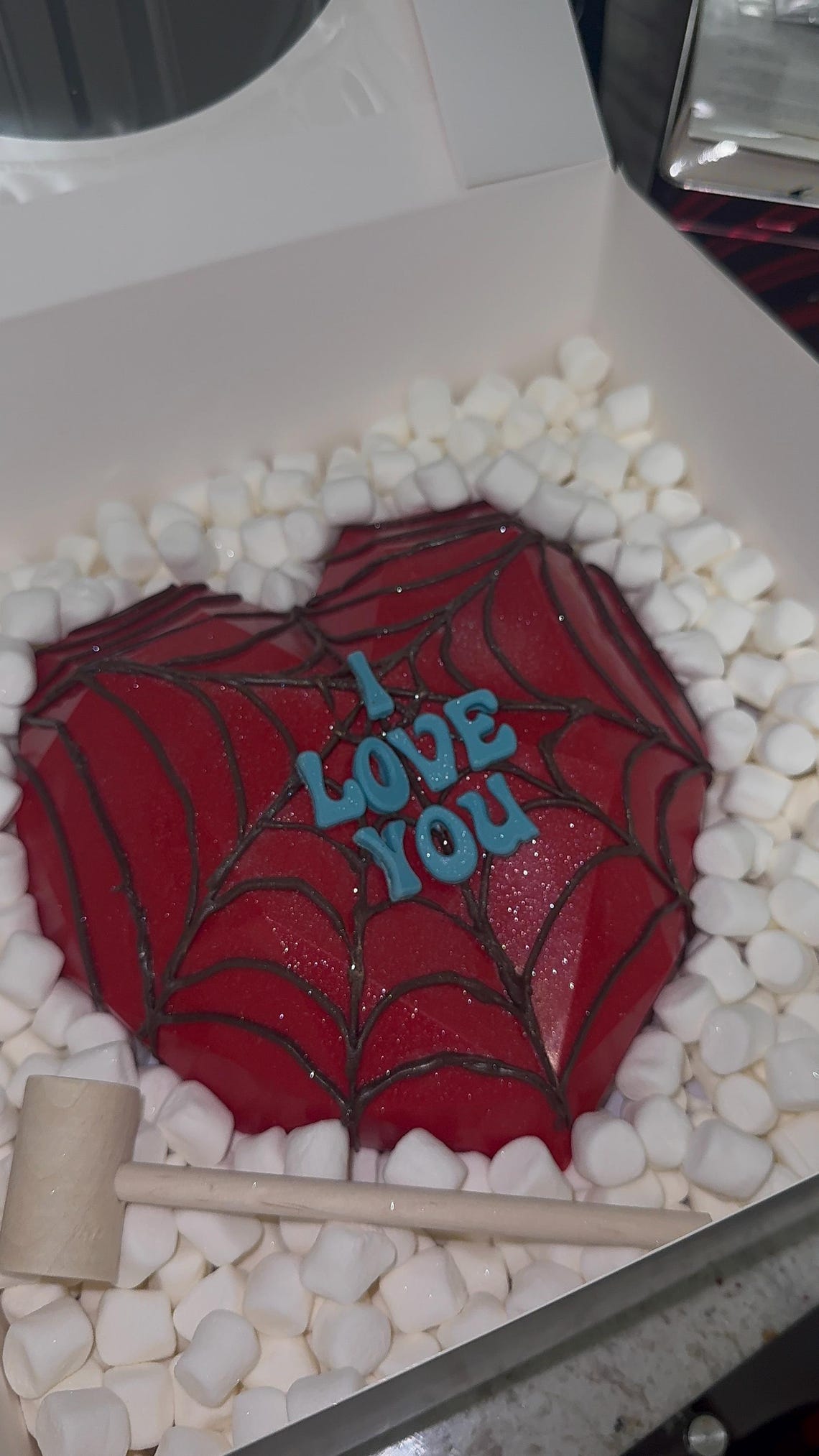 Spiderman Breakable Chocolate Heart / Smash Heart / Birthday Gift ...