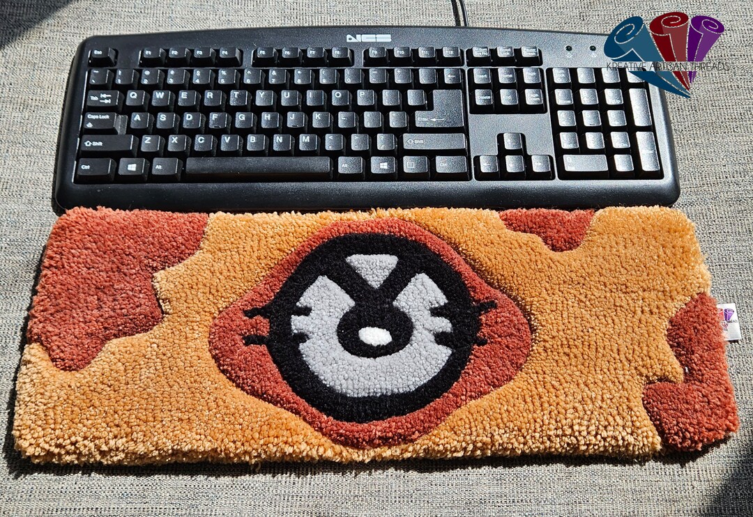 Tufted Spotted Puppy Keyboard Pad - Etsy