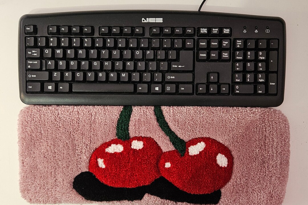 Tufted Cherry Keyboard Pad - Etsy