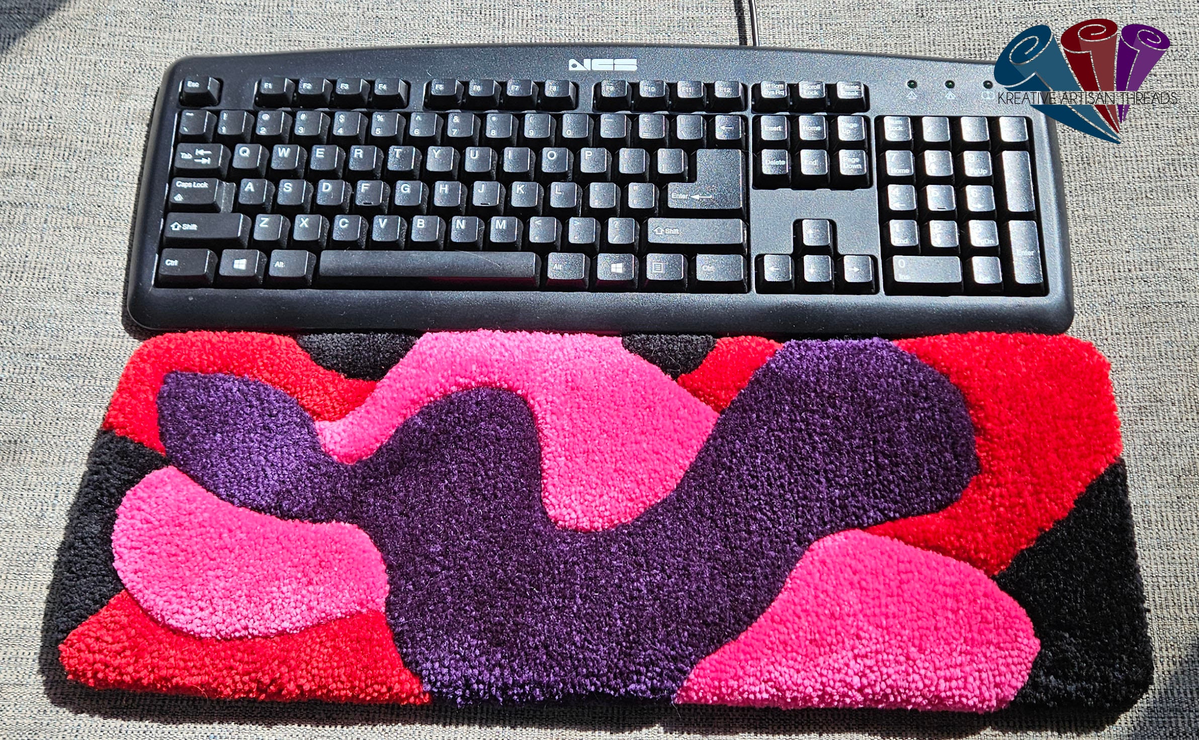 Tufted Mixed Berry Keyboard Pad - Etsy