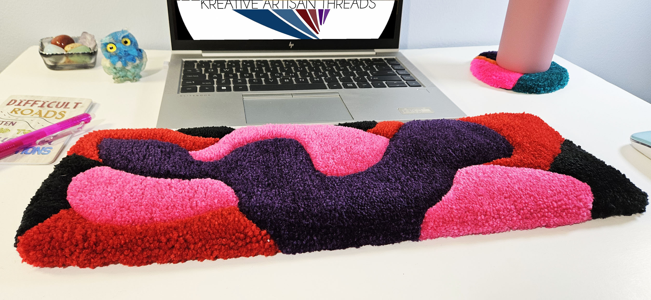 Tufted Mixed Berry Keyboard Pad - Etsy