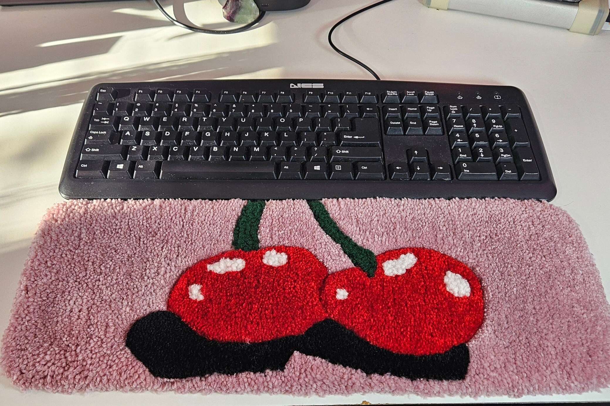 Tufted Cherry Keyboard Pad - Etsy