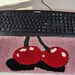 Tufted Cherry Keyboard Pad - Etsy