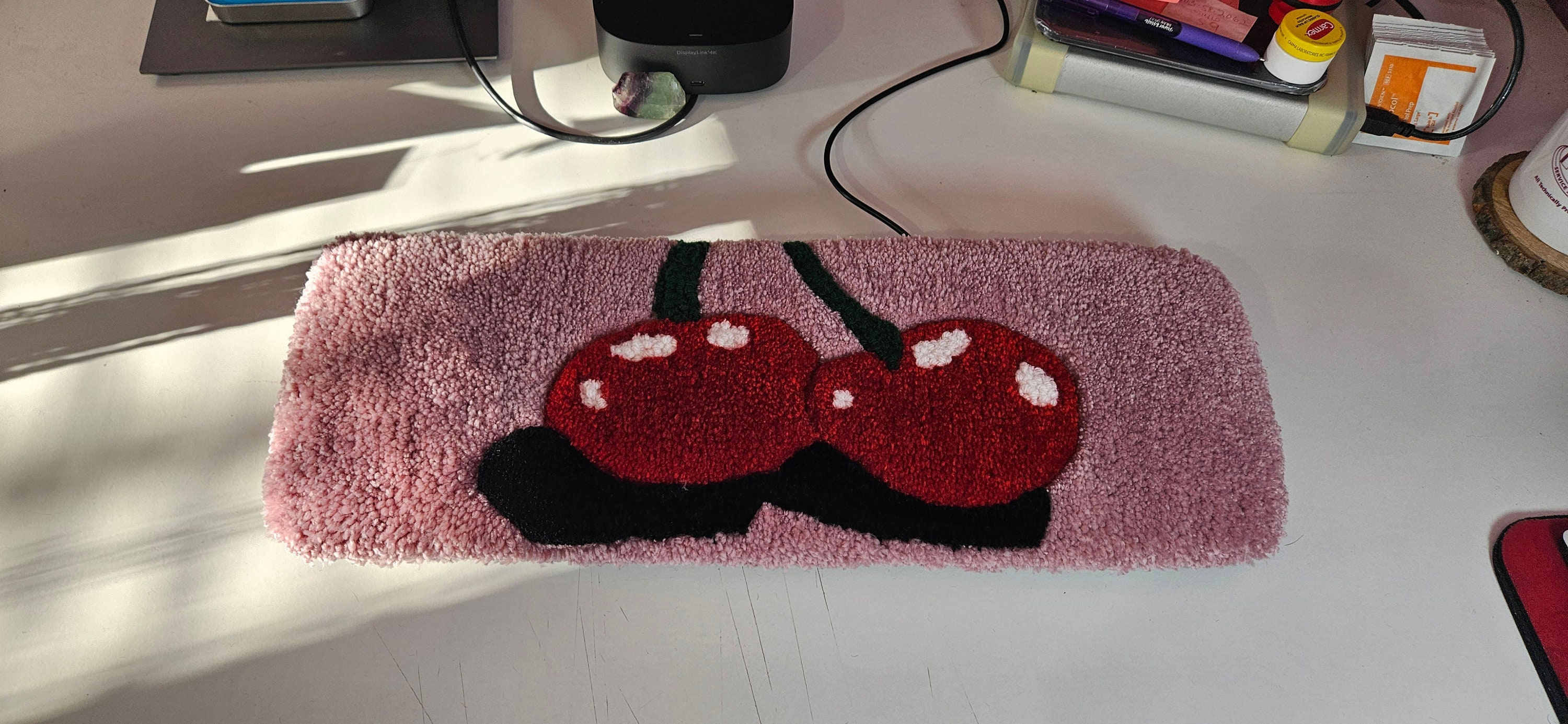 Tufted Cherry Keyboard Pad - Etsy