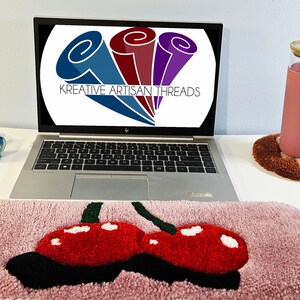 Tufted Cherry Keyboard Pad - Etsy