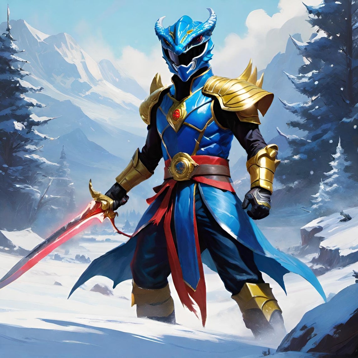 Power Ranger:dragon Knight - Etsy