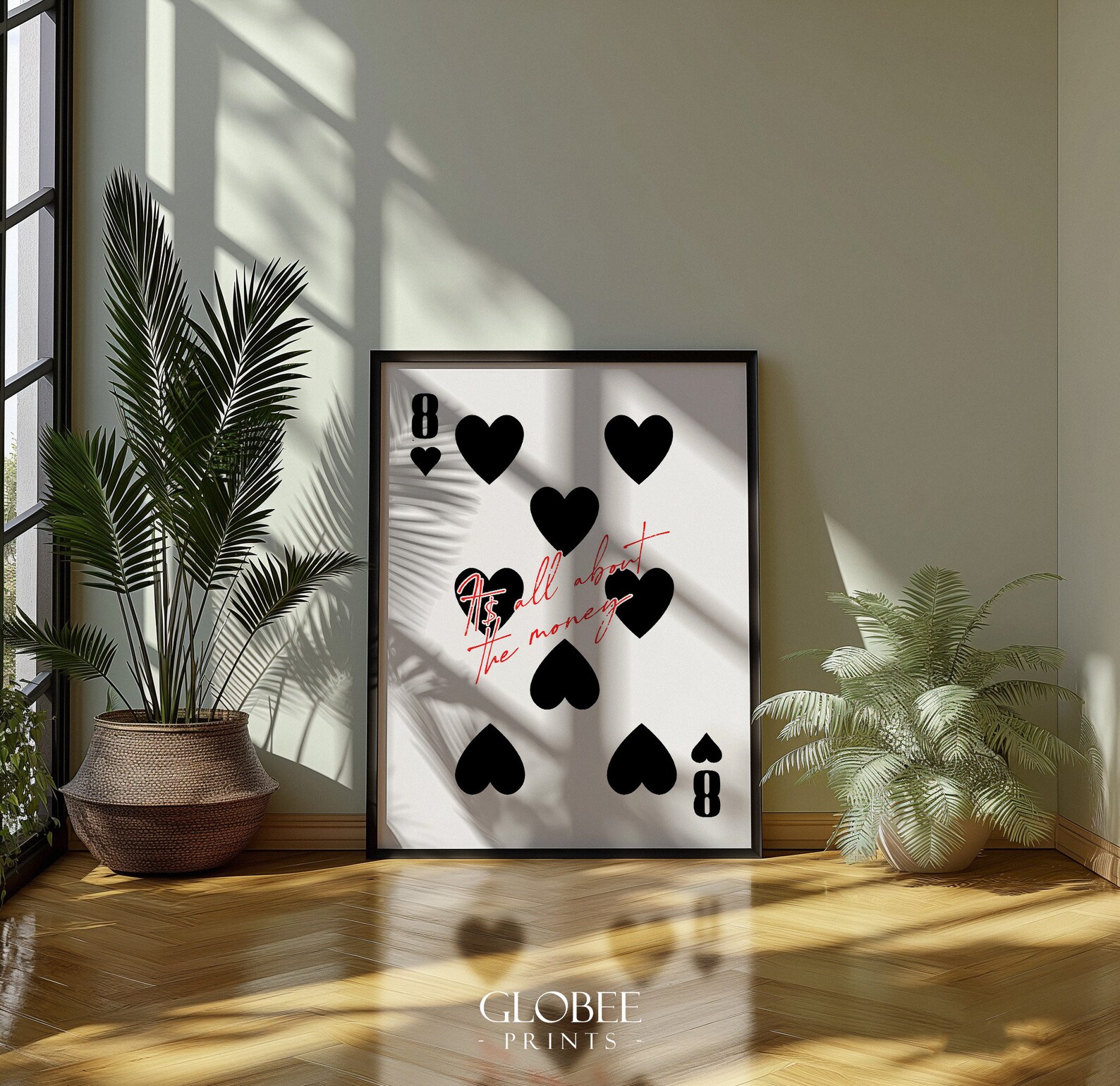 Number 8 Playing Card Life Path Numerology Print Astrology Print Gift ...