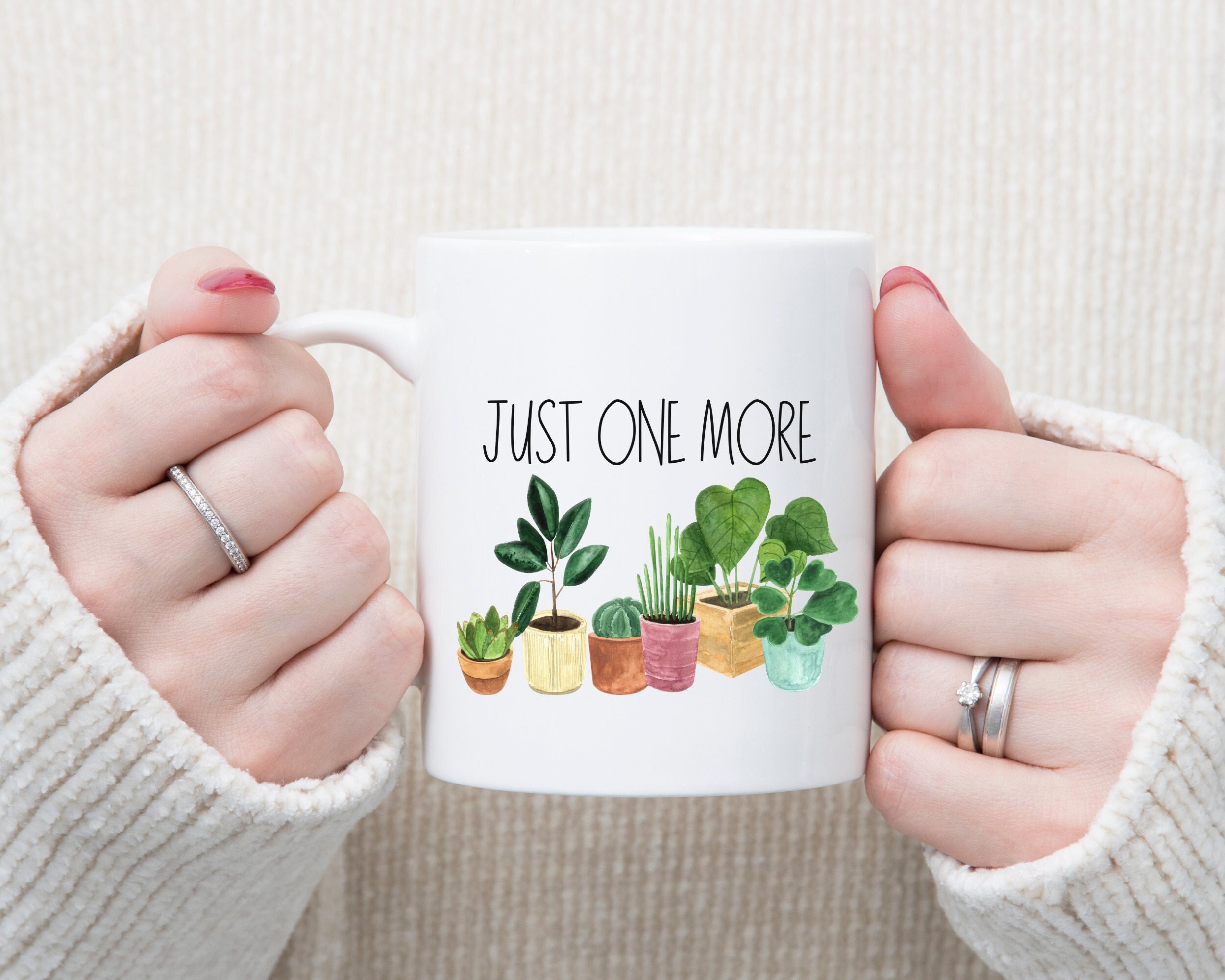 Just One More Plant Mug Funny Planter Mug Gift for Plant - Etsy