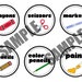Printable Art Supply Labels - Etsy