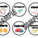 Printable Art Supply Labels - Etsy