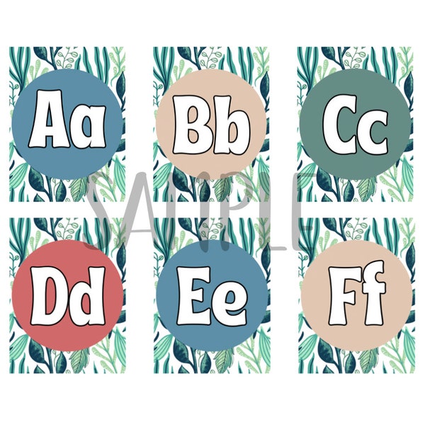 Alphabet Display - Etsy