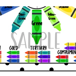 Color Wheel Poster - Etsy