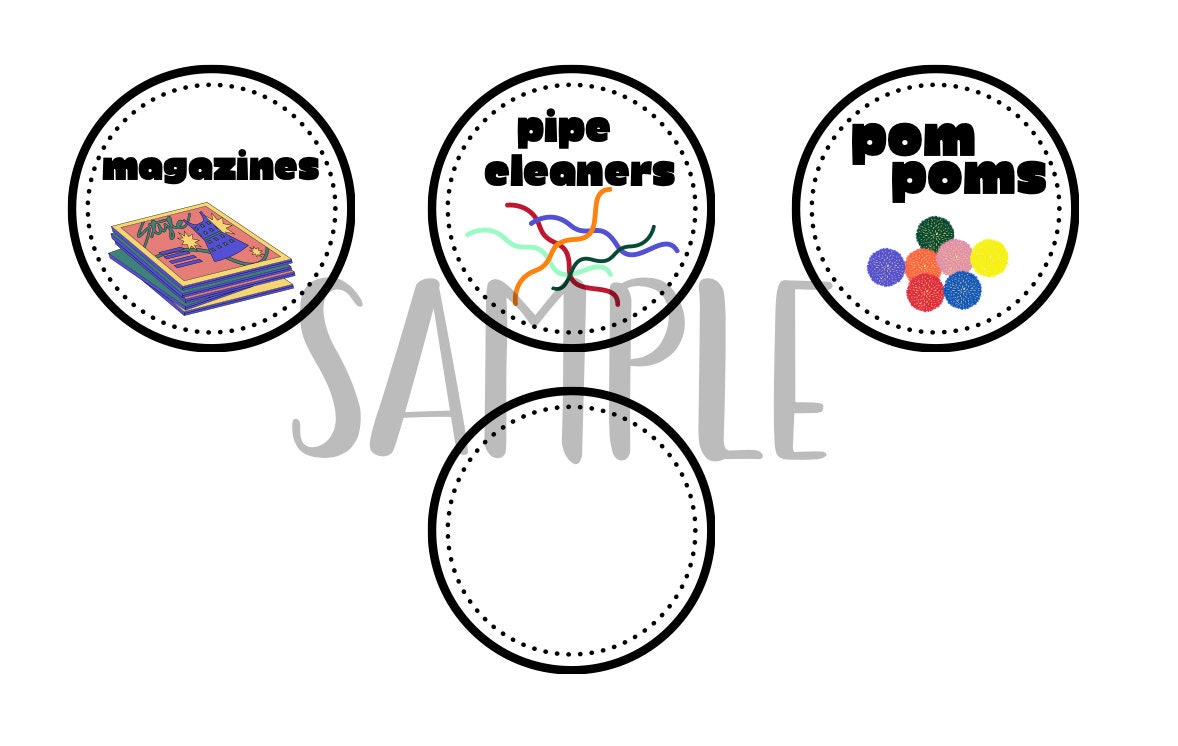 Printable Art Supply Labels - Etsy