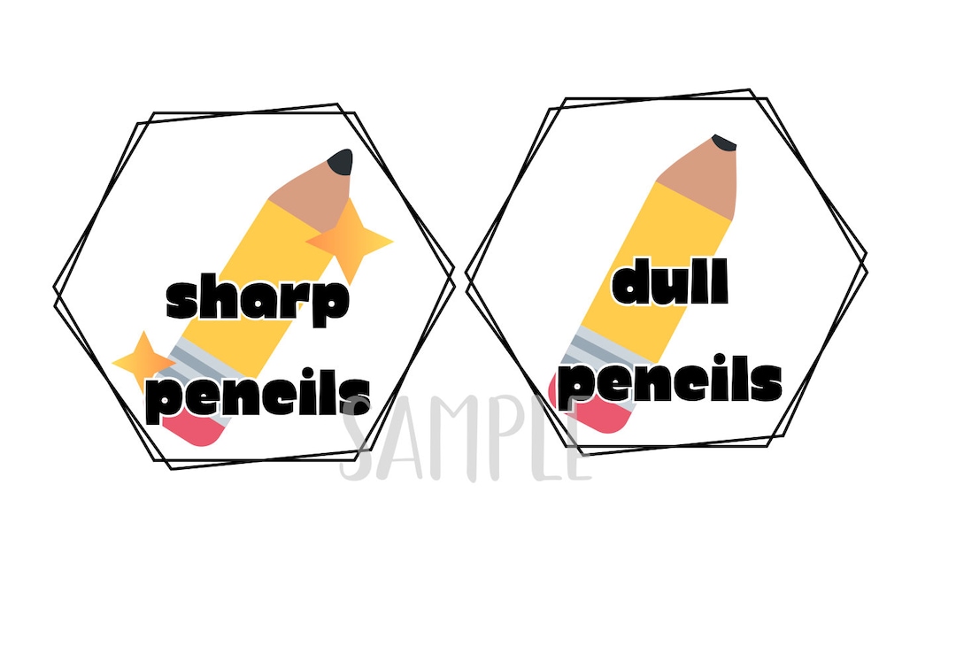 Fun Classroom Management Pencil Signs - Etsy