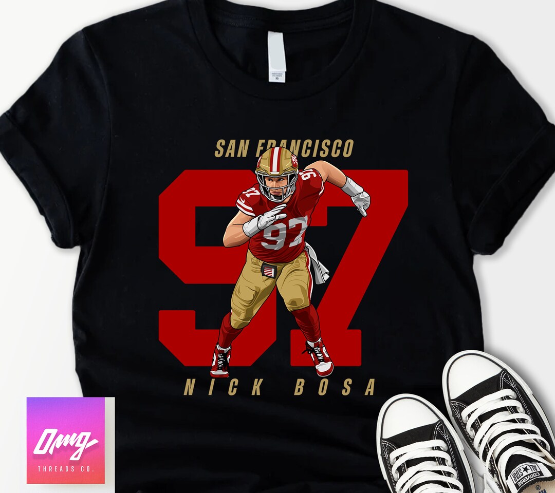 Bosa 97 Shirt, Gameday Tailgate Tee, San Francisco Football, Game Day ...