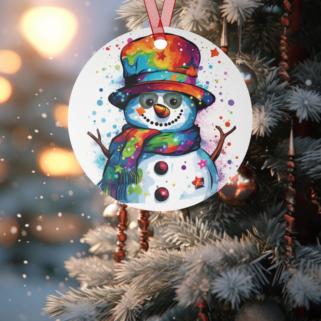 Funny Snowman Christmas Ornament, Fun Snowman Décor, Christmas Tree ...