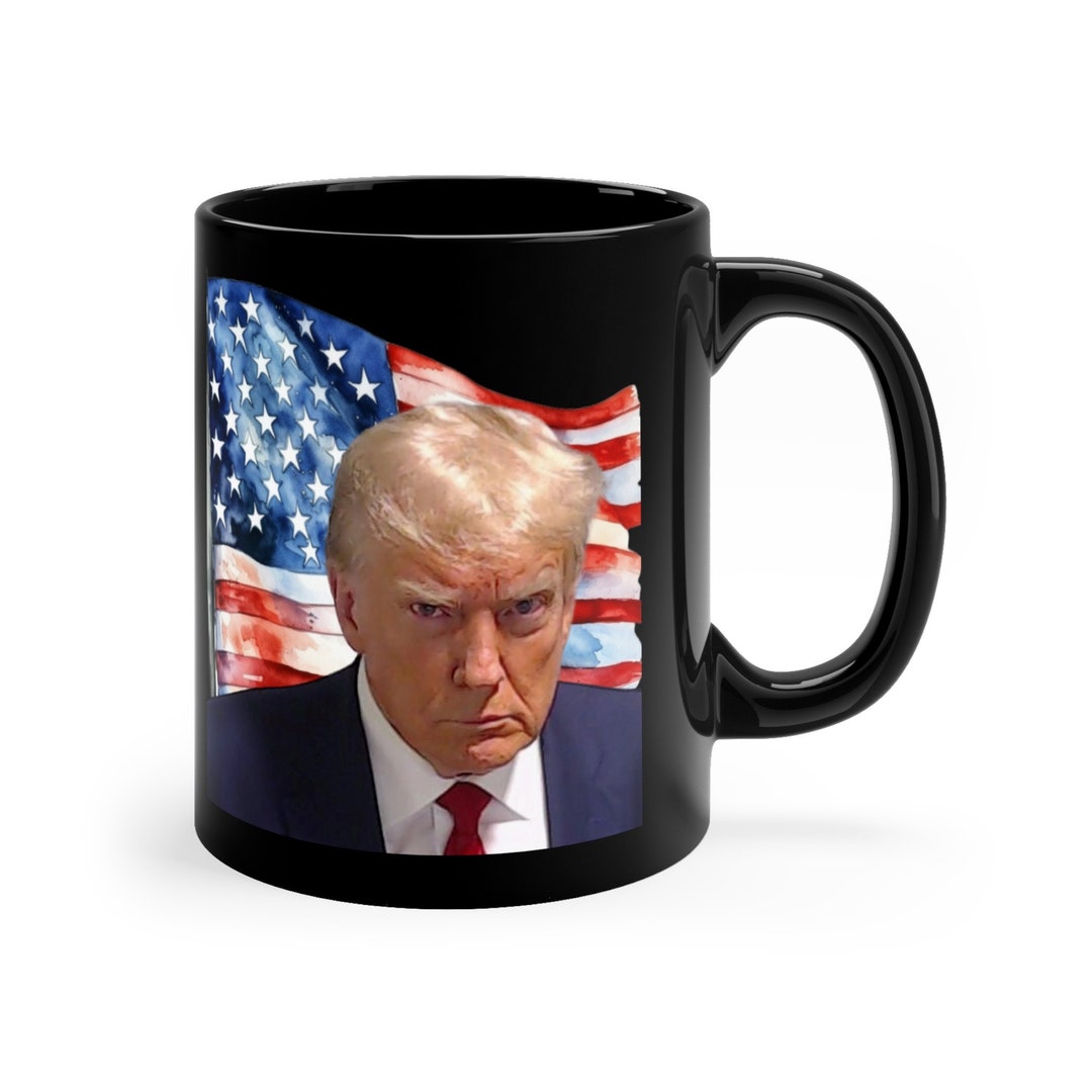 Donald Trump Mugshot Mug, Trump Coffee Mug, Trump Mugshot Coffee Cup ...