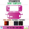 Valve Steam Deck Skin Template Vector 2022 - Etsy