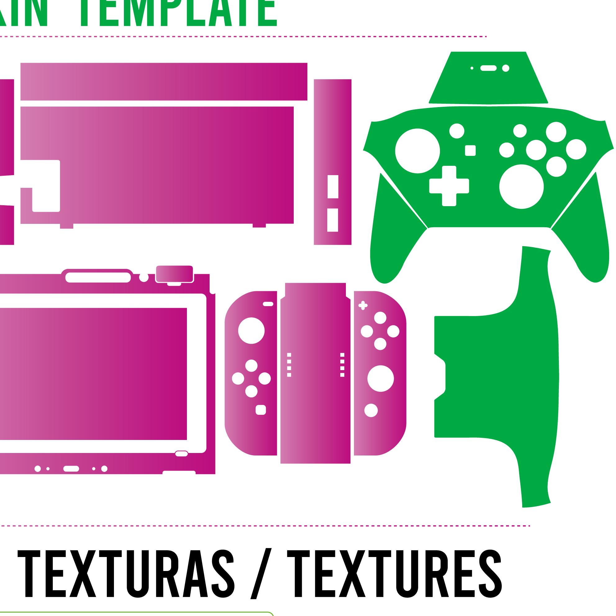 Console N. Switch V1 Skin Template Vector / Skin Template - Etsy