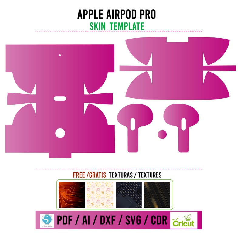 Apple AirPod Pro SVG Editable Vector Cut File / Instant Download - Etsy UK