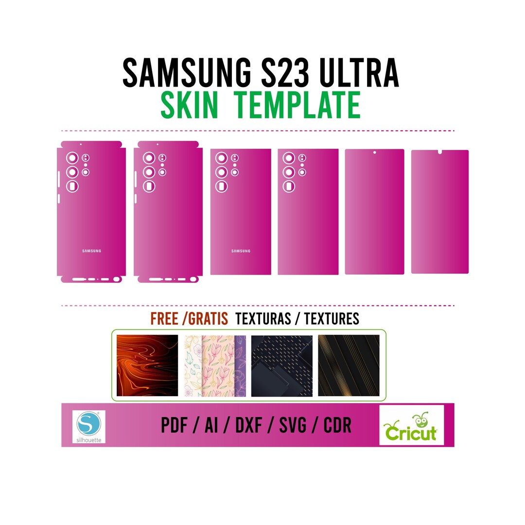 Samsung S23 Ultra Skin Template - Etsy