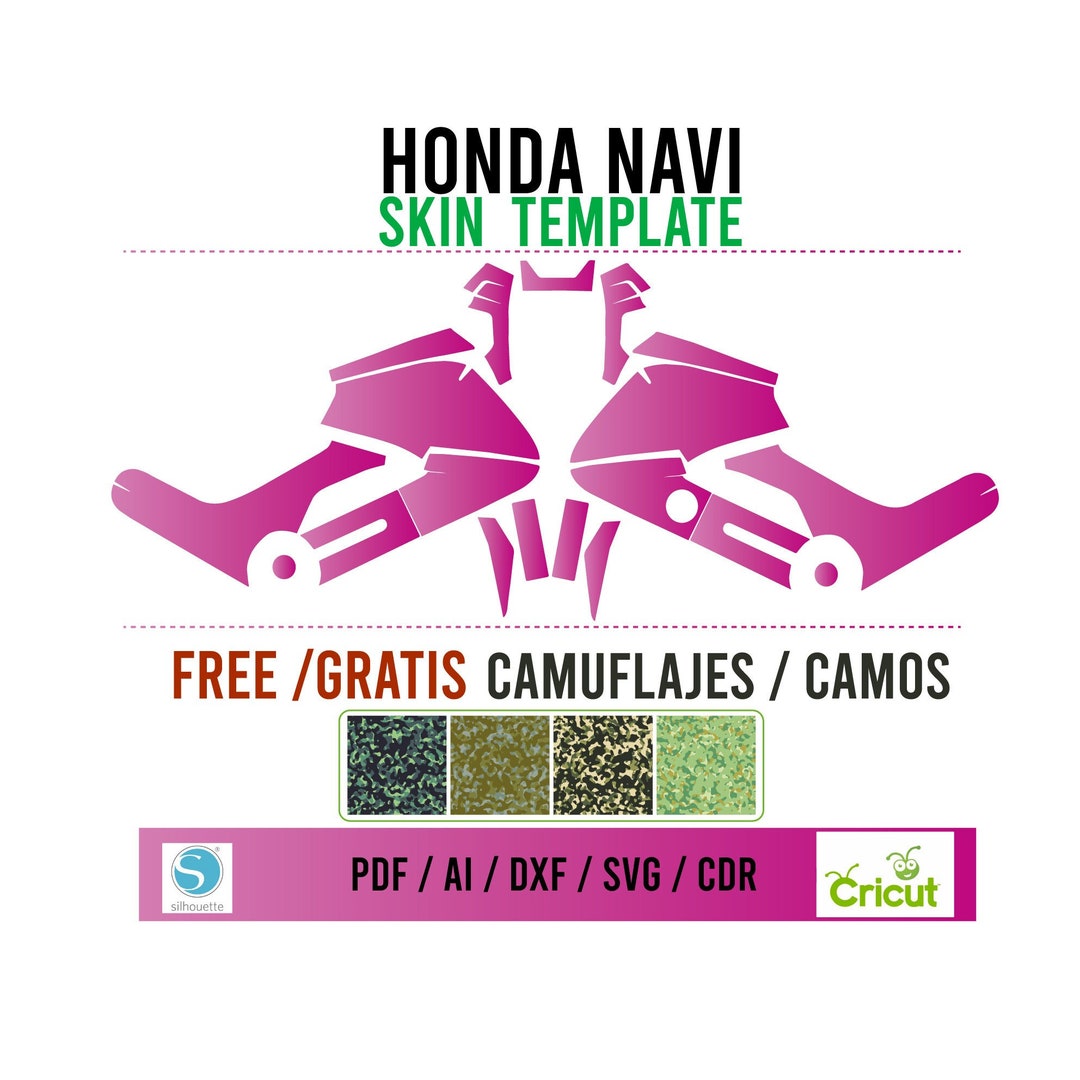 Honda Navi Skin Template Vector / Skin Template - Etsy