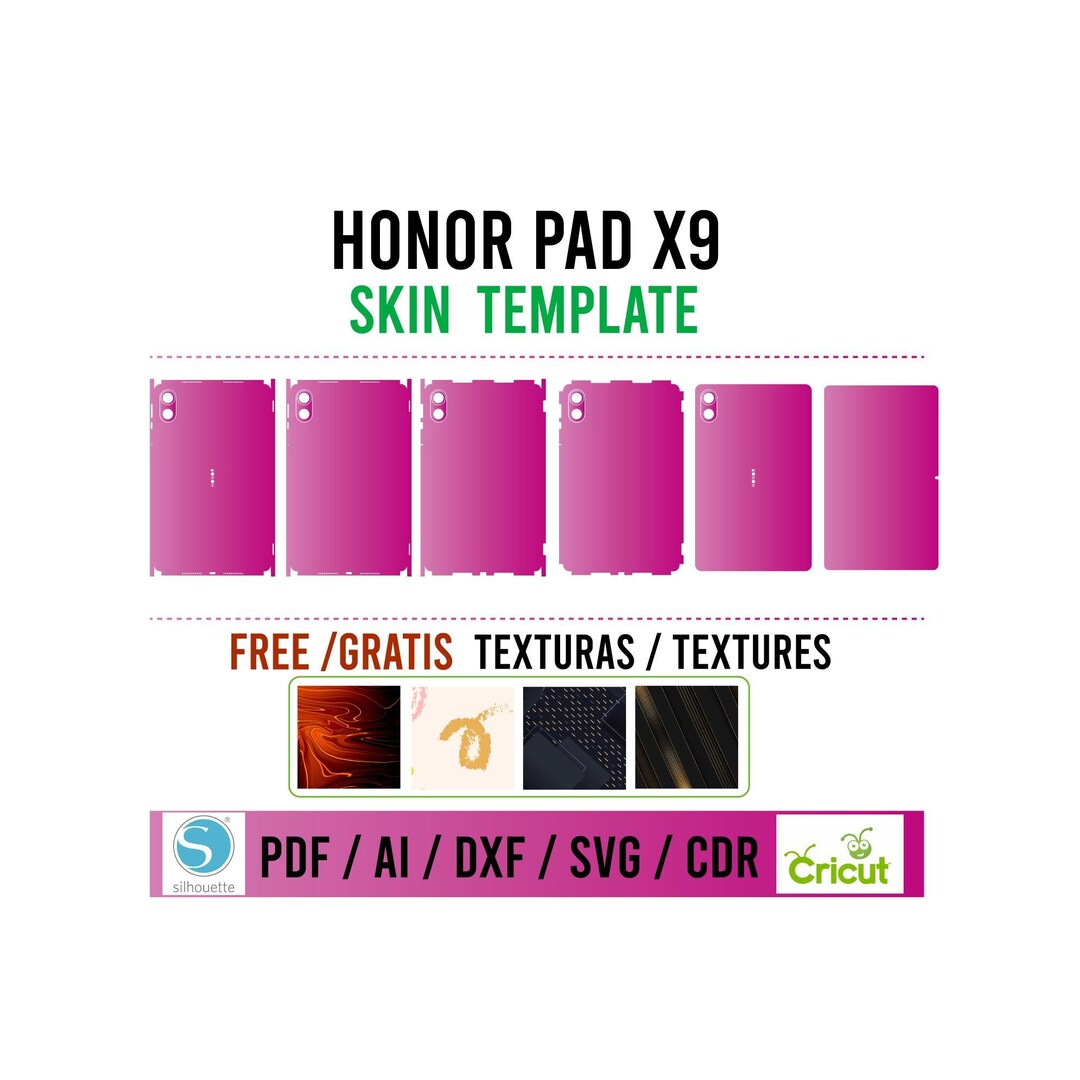 Honor Pad X9 Skin Template Vector - Etsy