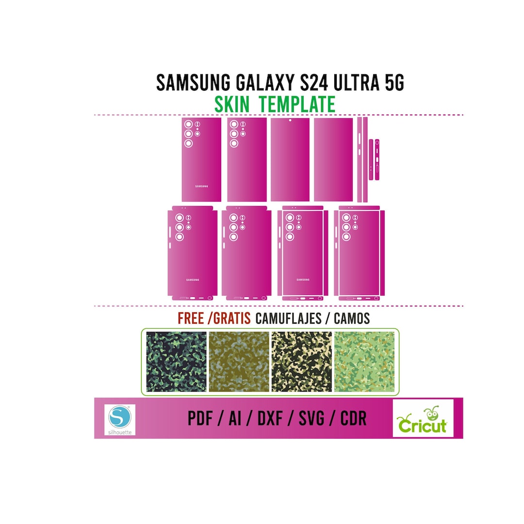Samsung Galaxy S24 ULTRA Skin Template - Etsy
