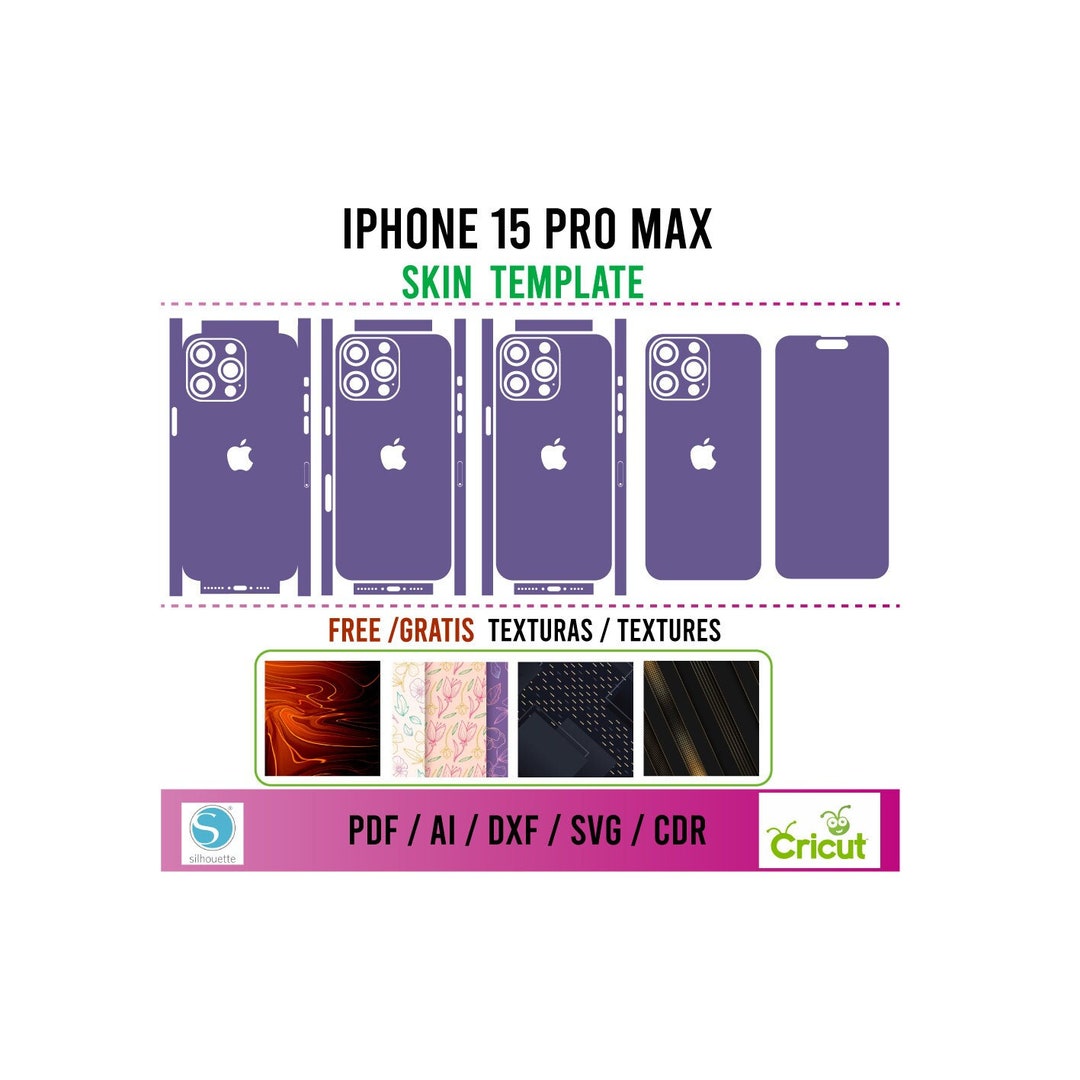 IPhone 15 Pro Max Skin Template Vector / Skin Template - Etsy