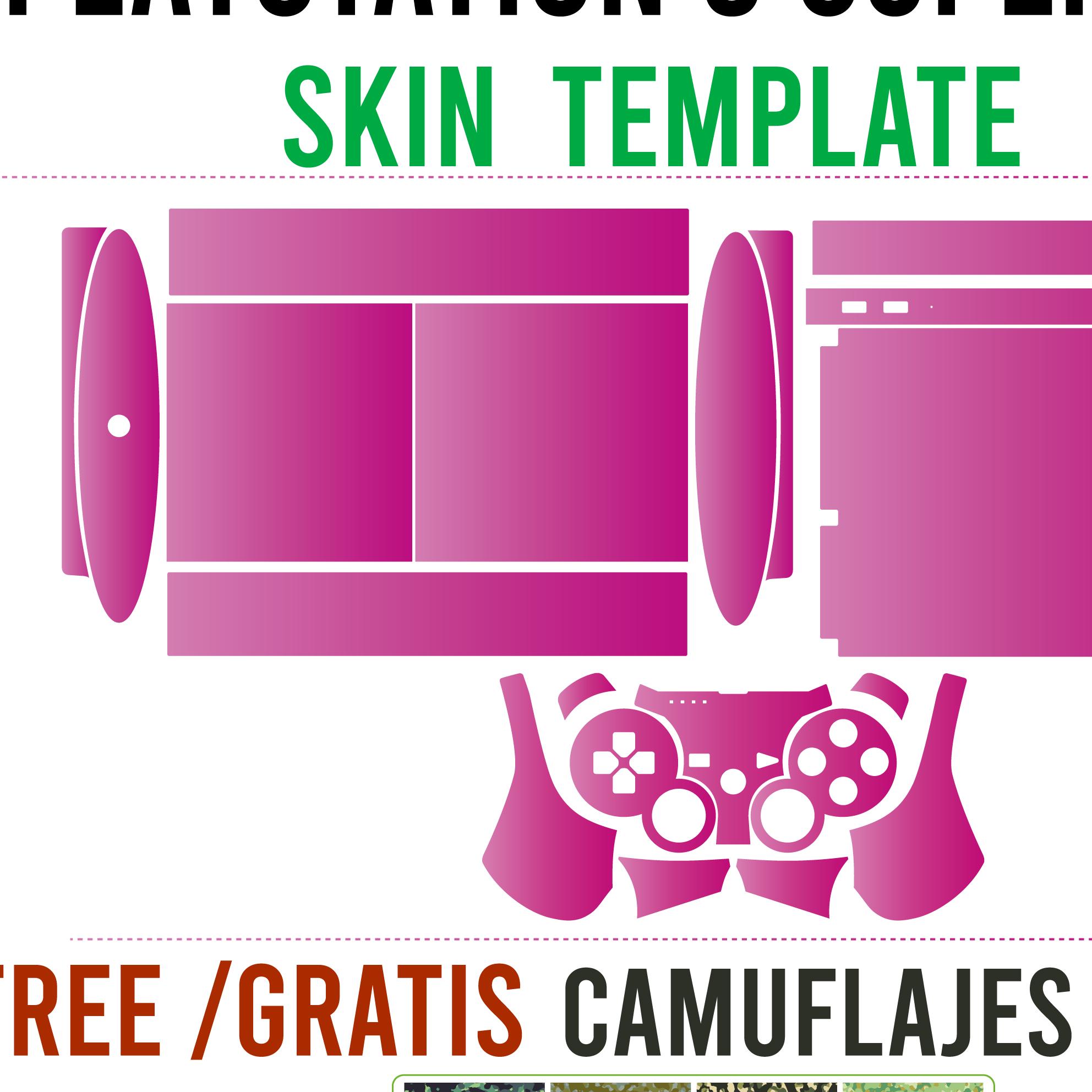Playstation 3 Super Slim Skin Template Vector / Skin Template - Etsy