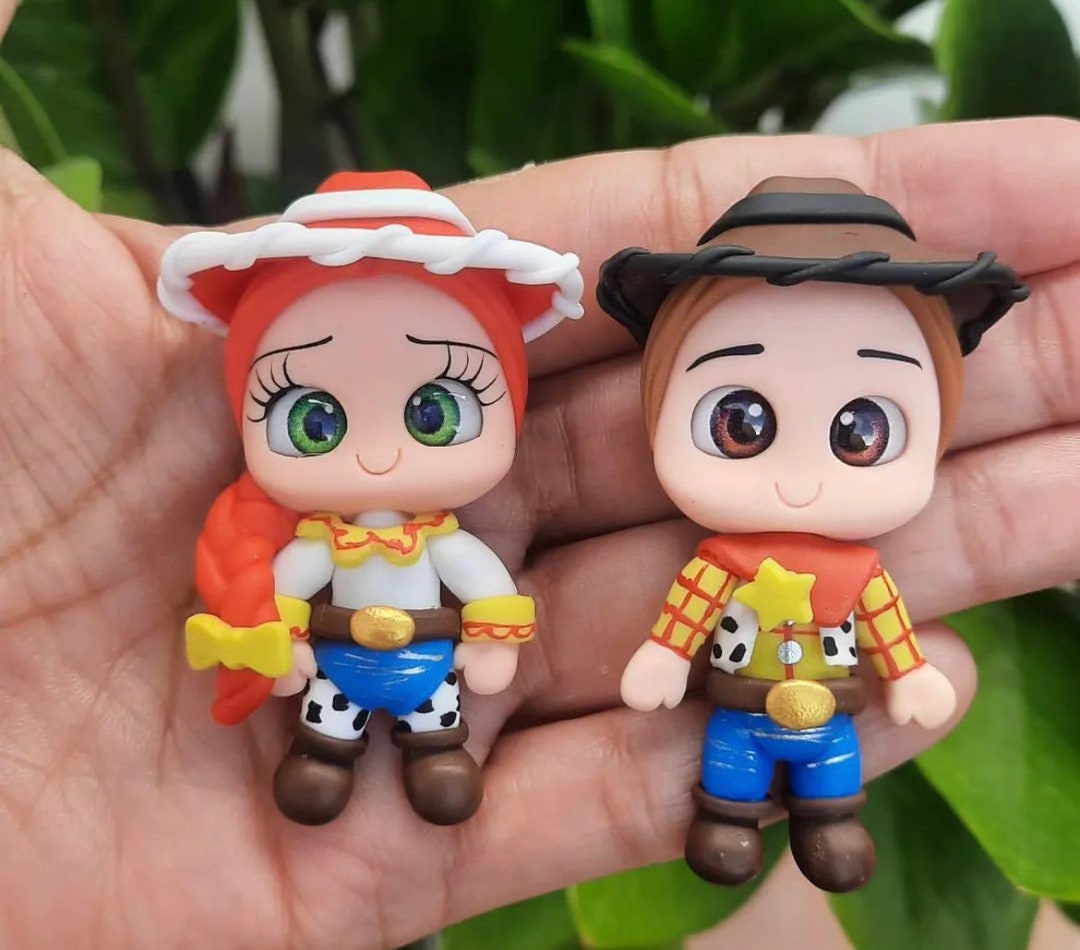 Cowgirl- Clays for Bows- Clay Bow Center Clay Doll , Bow Centerpieces ...