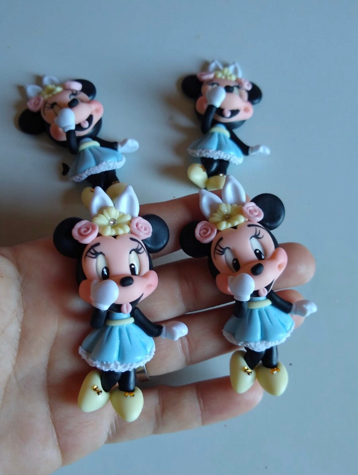 Minnie - Clays for Bows- Clay Bow Center Clay Doll, Mermaid , Bow ...