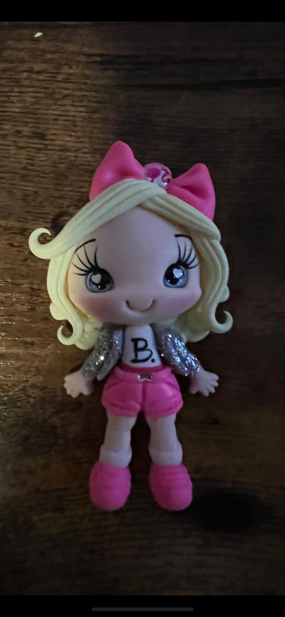 Barbie Inspired Girl Clays for Bows- Clay Bow Center Clay Doll , Bow ...