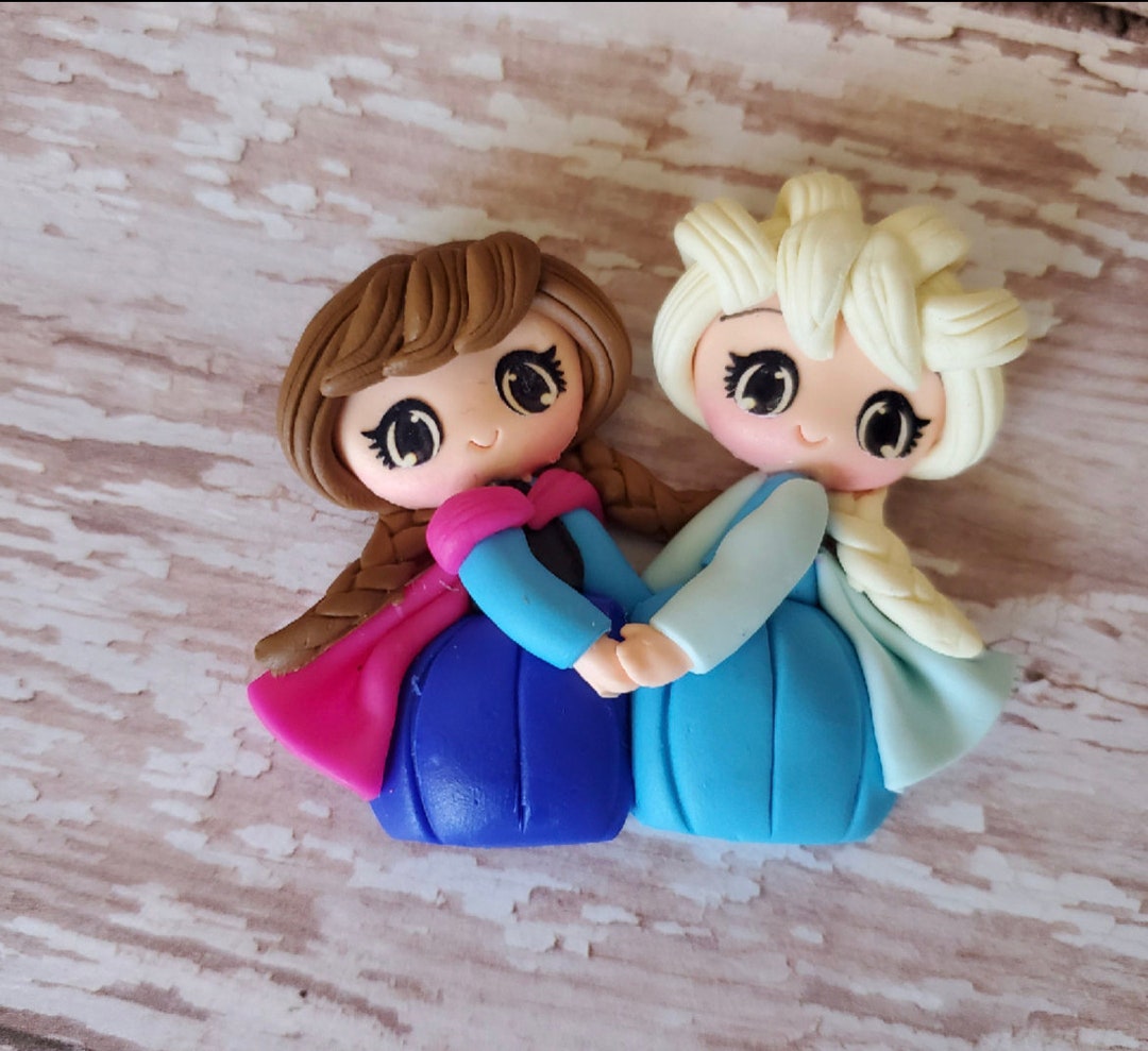 Winter Princesses Inspired Clay Clays for Bows Clay Bow Center Clay ...