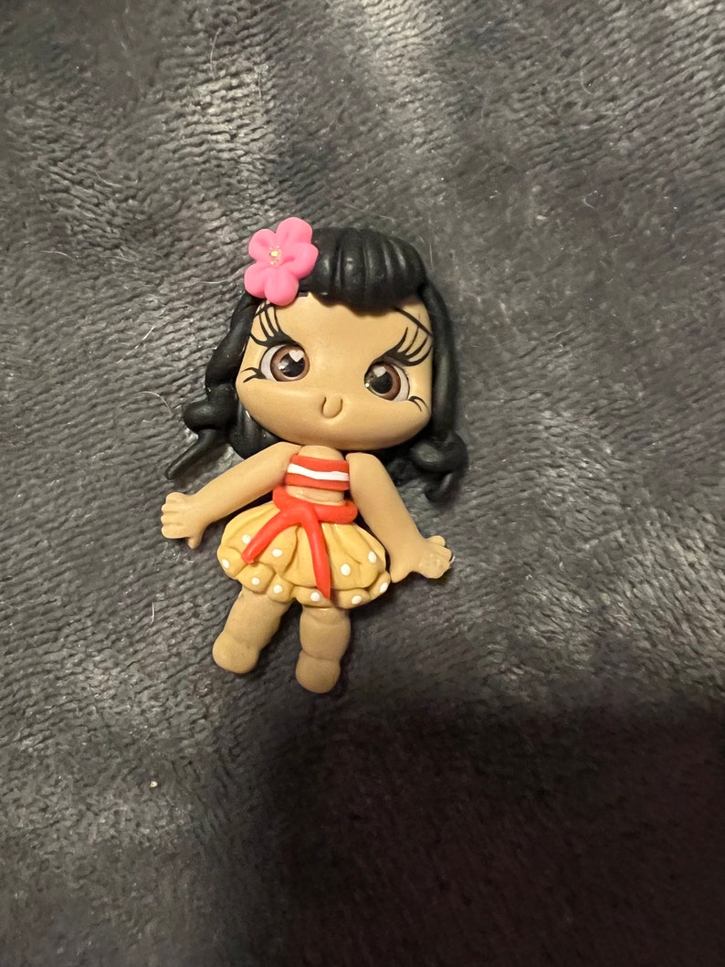 Moana Inspired Clays for Bows Clay Center Clay Doll , Bow Centerpieces ...