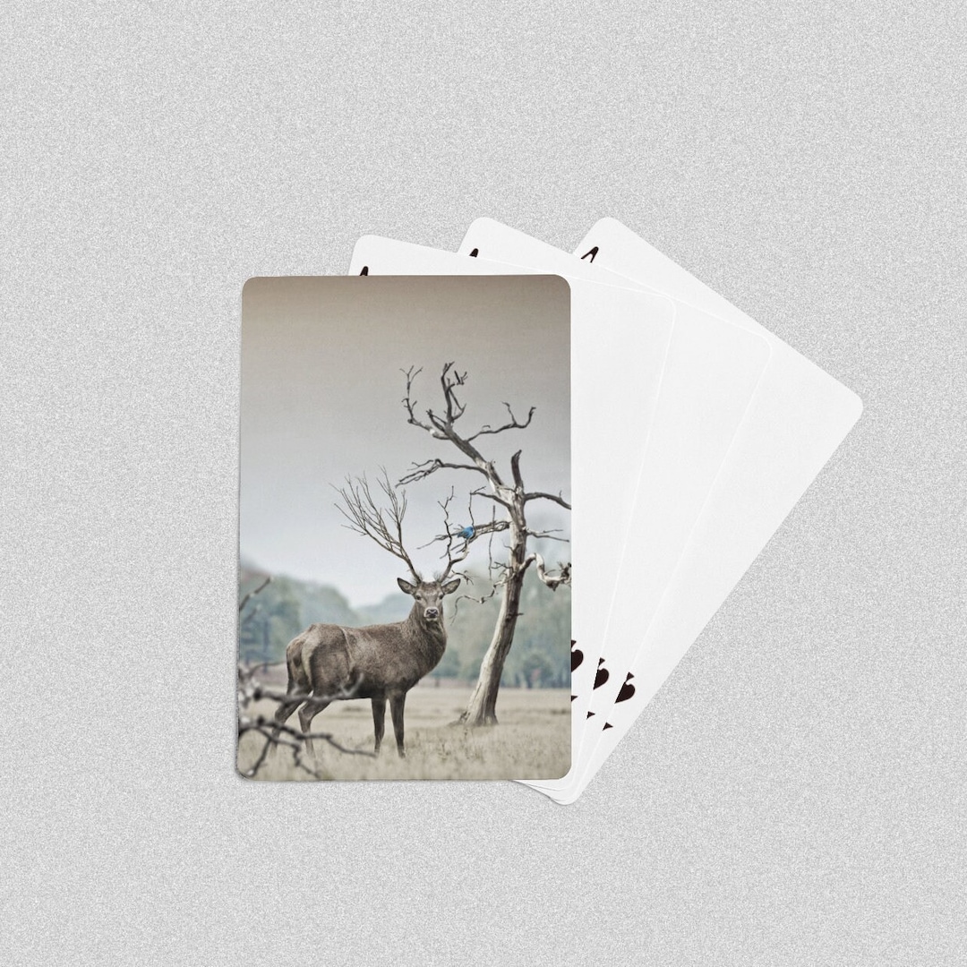 Deer Poker Cards, Hunting, Poker Cards, Playing Cards, Custom Playing ...