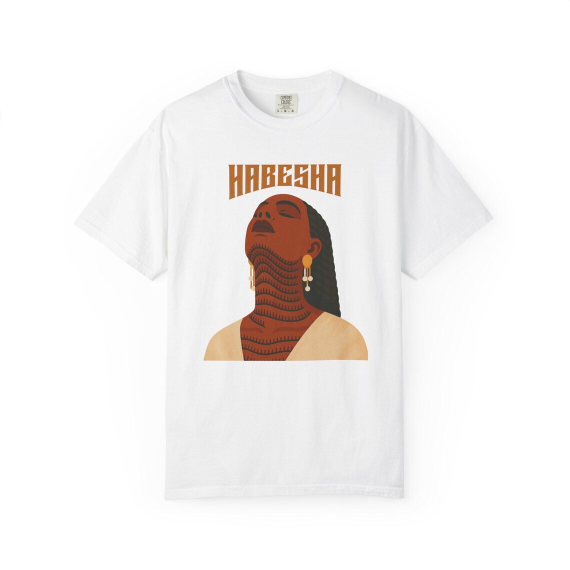 Ethiopian T-shirt, Cultural Tee, Traditional Shirt, Women's Top, Cotton ...