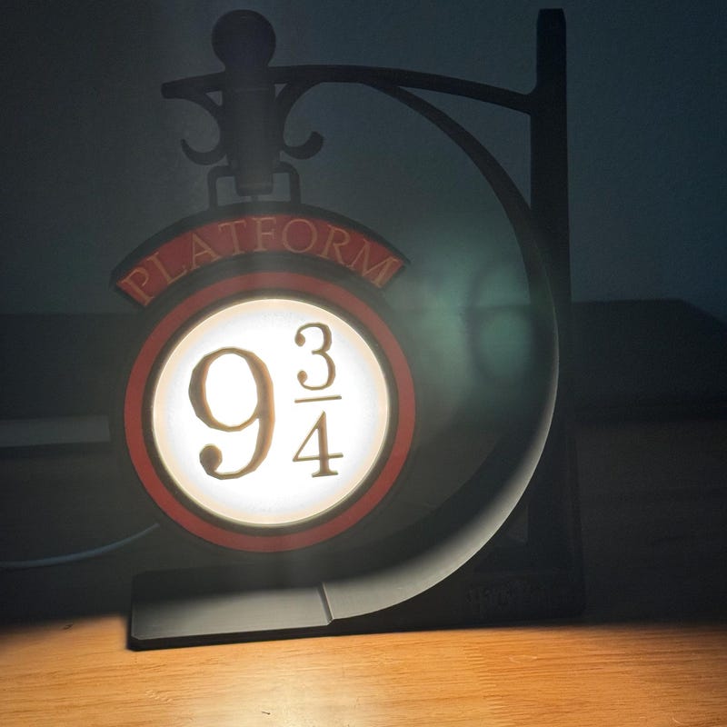 Platform 9 3 4 Sign - Etsy