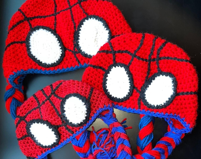 Mayday's Spider-man Crochet Beanie - Etsy
