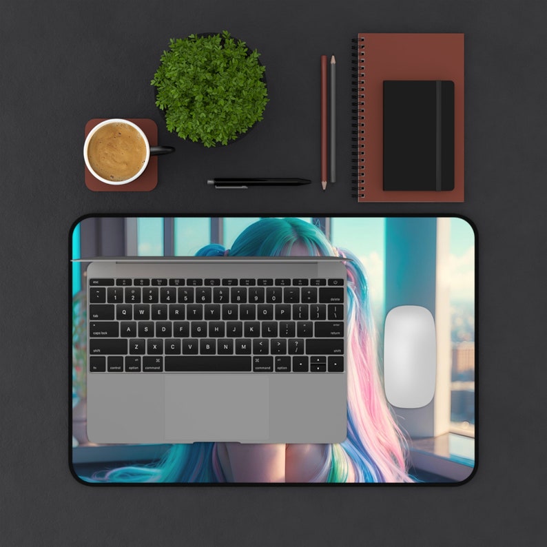 Anime Girl Desk Mat, Anime Lover, Anime Gift, Gamer Mat, Gamer Gift ...