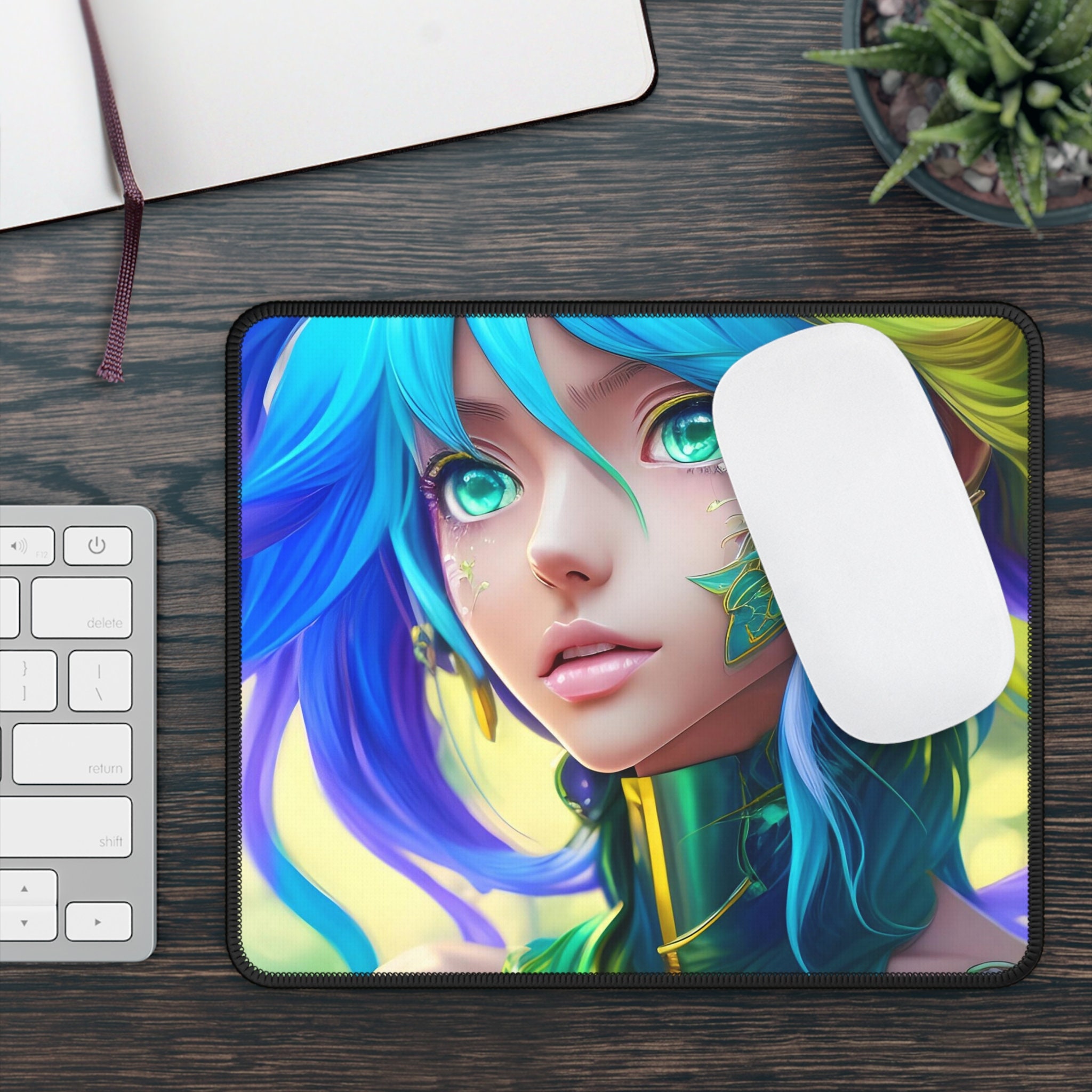 Anime Girl Koko Gaming Mouse Pad, Anime Lover, Anime Fan, Manga Fan ...