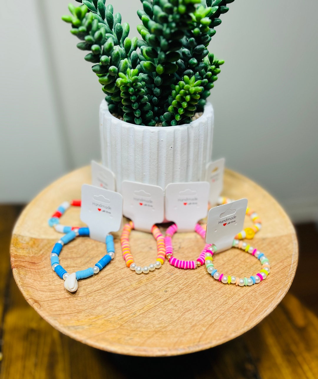 Homemade Clay Bead Bracelets - Etsy