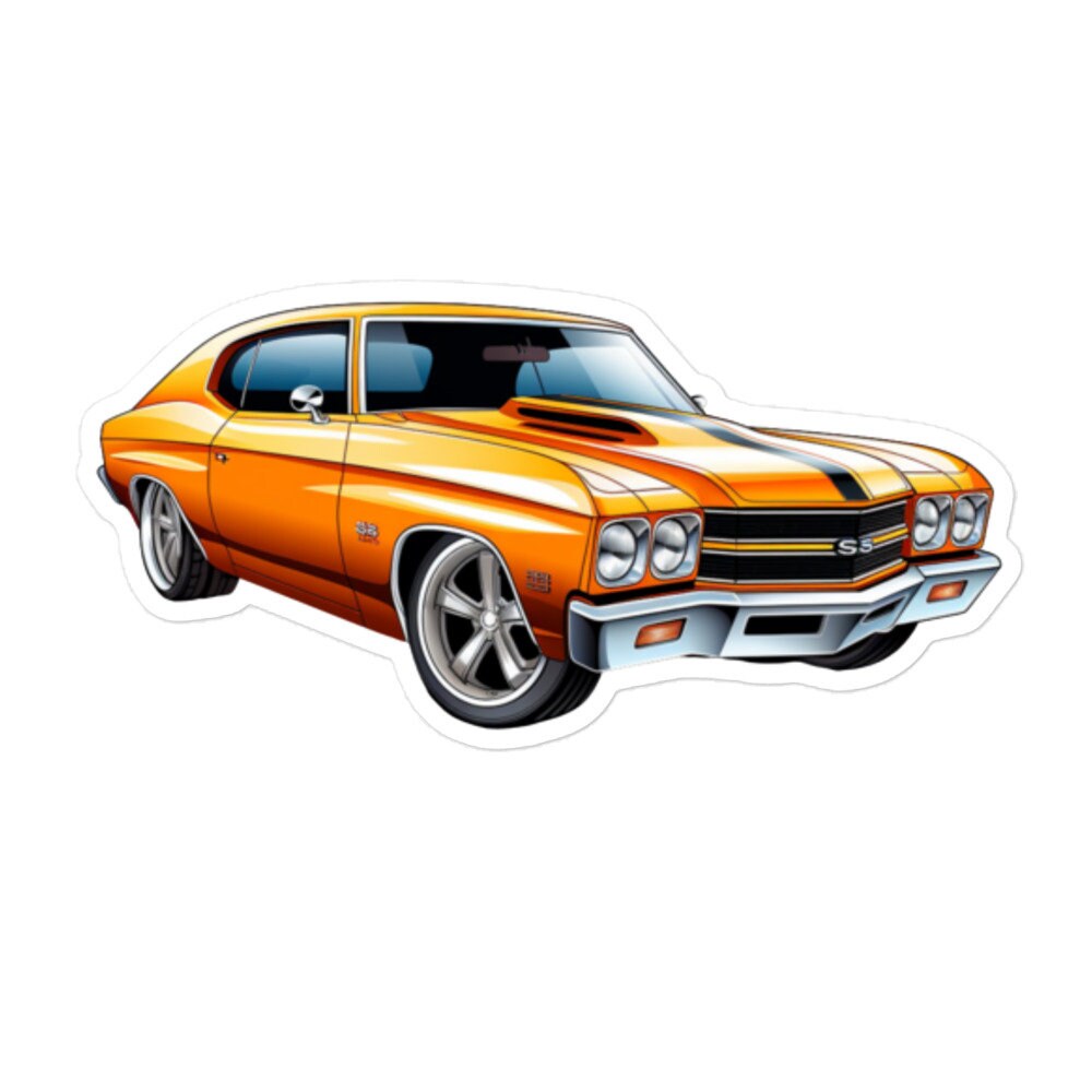 Chevelle SS Emblem Sticker: Show Your Love for American Muscle Cars - Etsy
