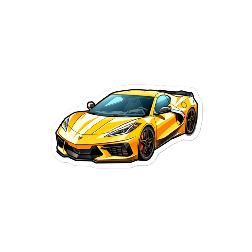Corvette C8 Sticker: Showcase the Iconic Power of the Chevy Corvette - Etsy